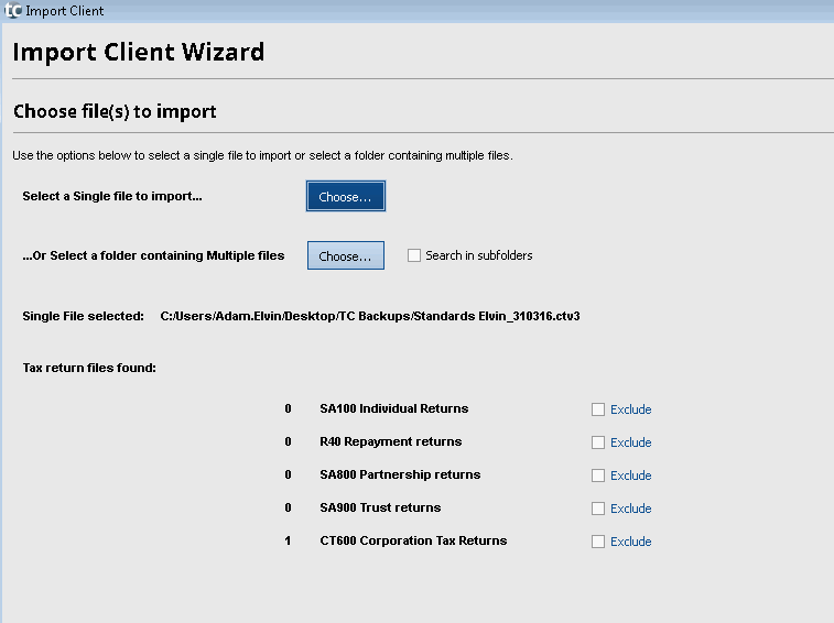 How do I view, modify or import old CT600 returns? (Practice customers ...