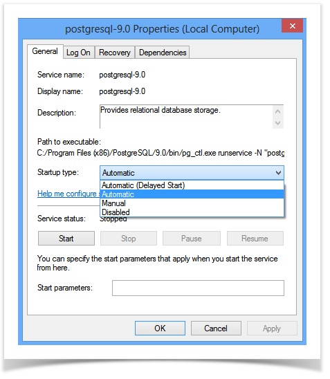 Postgres does not always start when the "server" machine is rebooted - Knowledge Base - TaxCalc