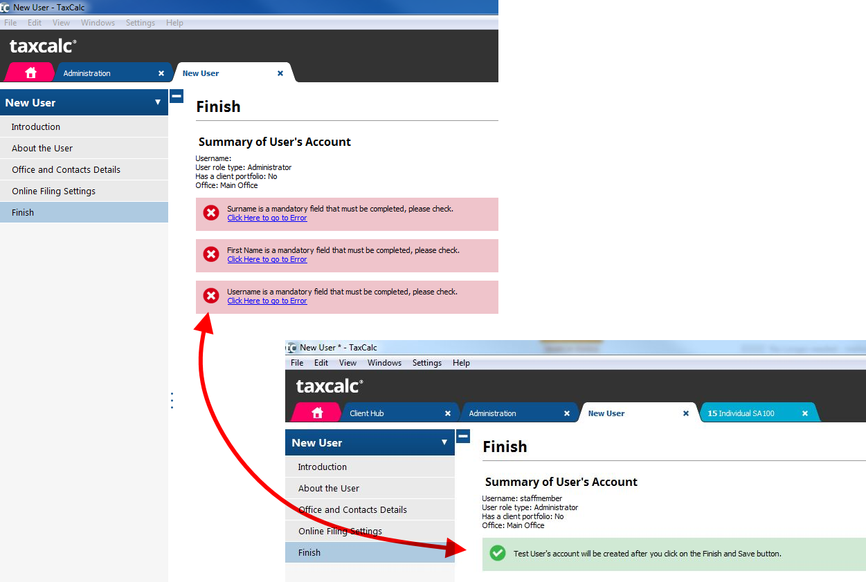 How do I set up a user? - Knowledge Base - TaxCalc